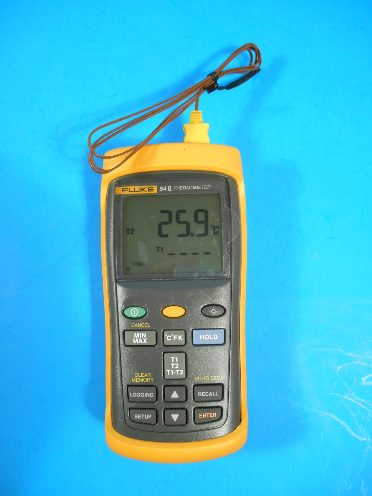 Fluke Thermocouple Dual Input Digital Thermometer 54 II Excellent | eBay