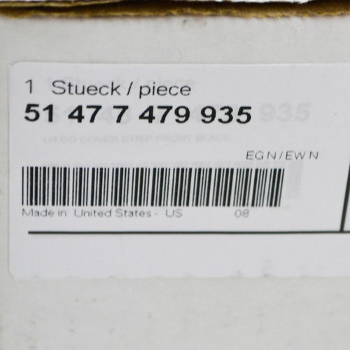 NEW BMW X5 G05 FRONT LEFT ENTRANCE COVER STRIP 51477479935 7479935 ...