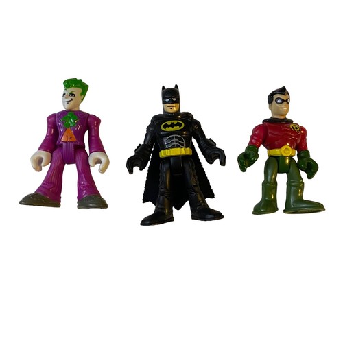 Fisher Price Imaginext Batman Robin Joker Villains DC Super Friends ...