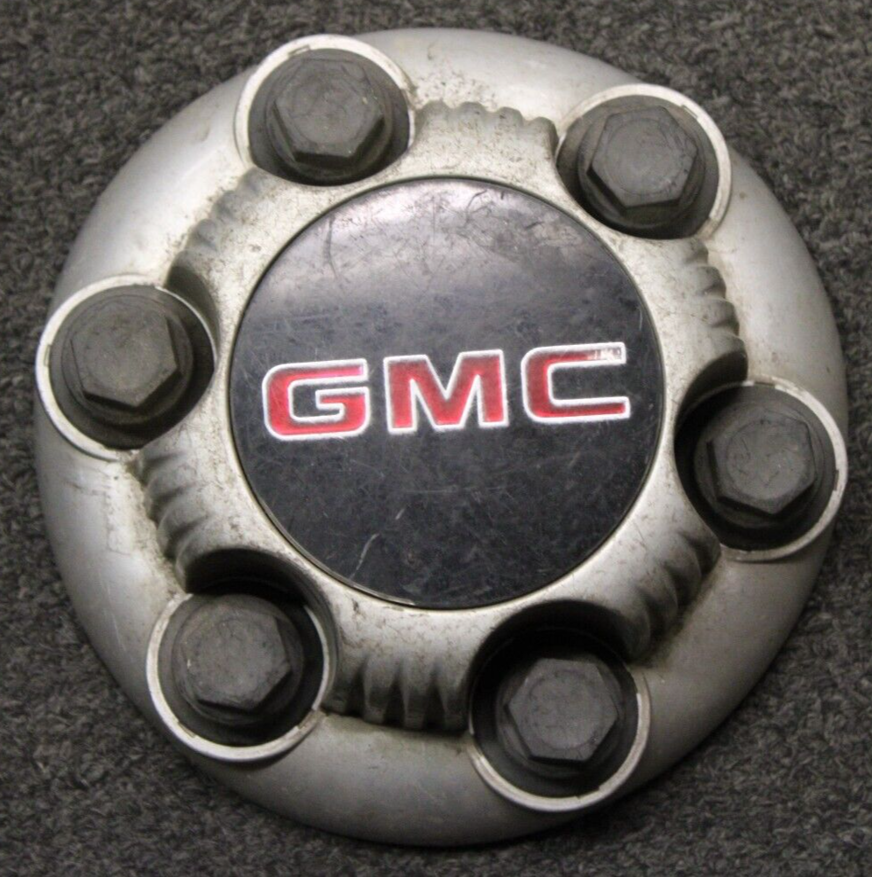 1999-2014 GMC SIERRA YUKON SAVANNA OEM CENTER CAP 9595688 SILVER | eBay