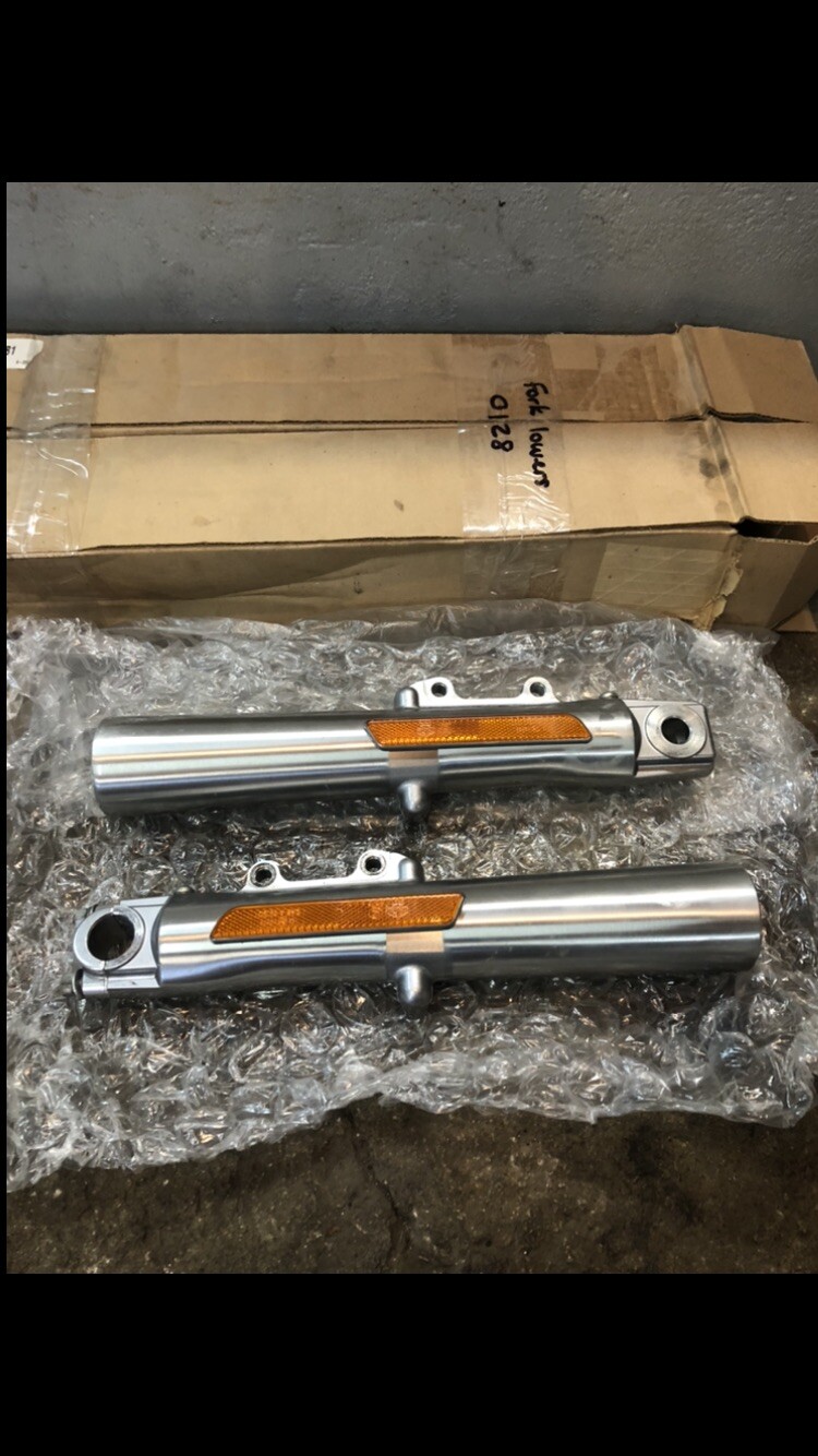 Harley Davidson Showa Lower Fork Legs Sliders G5B3-10-L G5B3-10-R TC ...