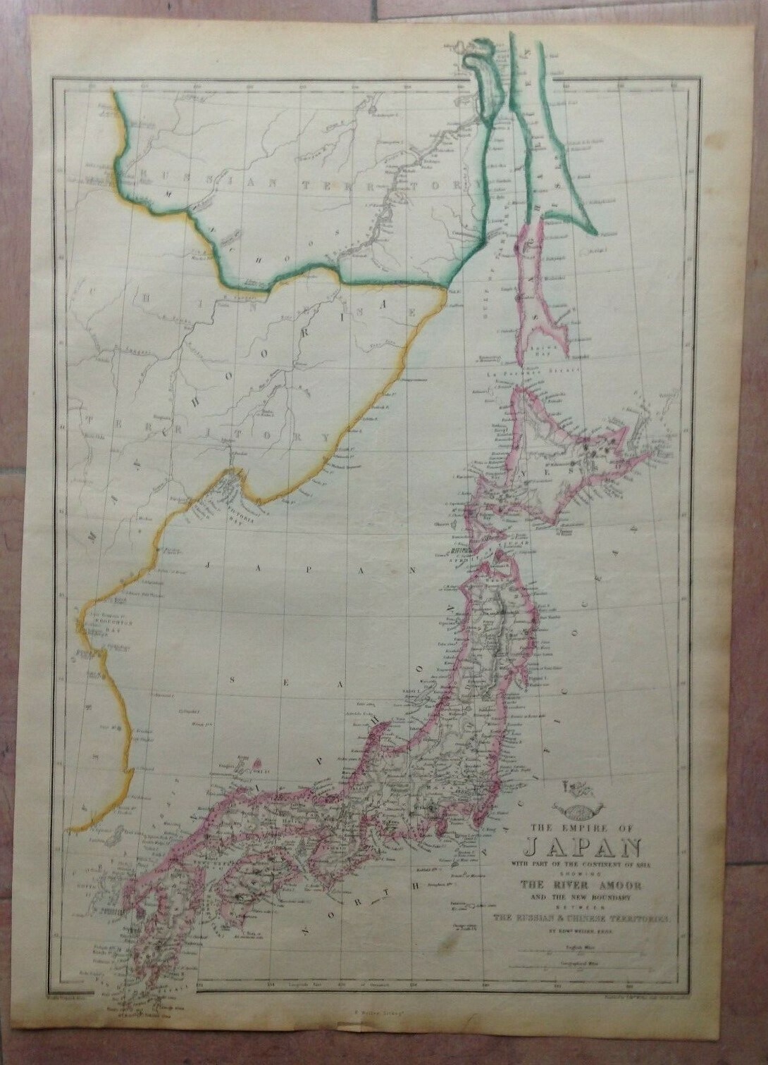 The River Of Japanese Empire Map