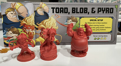 Blob Pyro Toad Marvel United X-Men Kickstarter Exclusive Stretch Goal ...