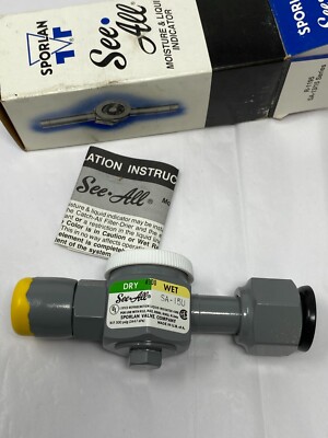 Sporlan SA-15U Refrigerant Moisture & Liquid Sight Glass 5/8" Male ...