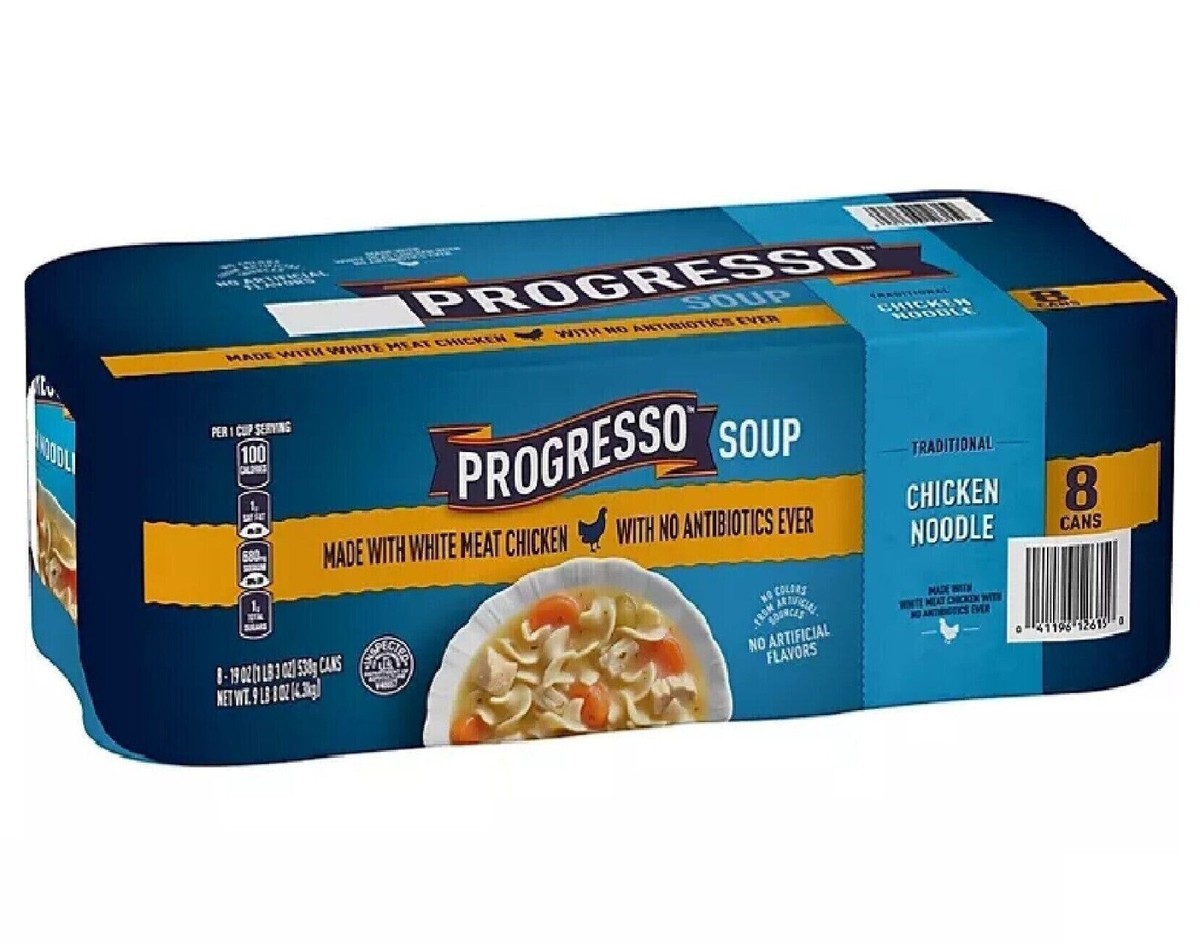 Progresso Chicken Soup Can Label