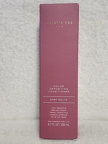 KRISTIN ESS HAIR Dark Mauve Color Depositing Conditioner 6.7 Oz / 200mL ...