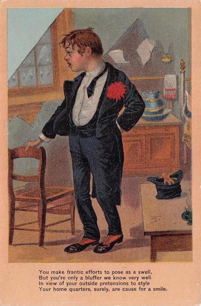 Poor Dressed Man Art
