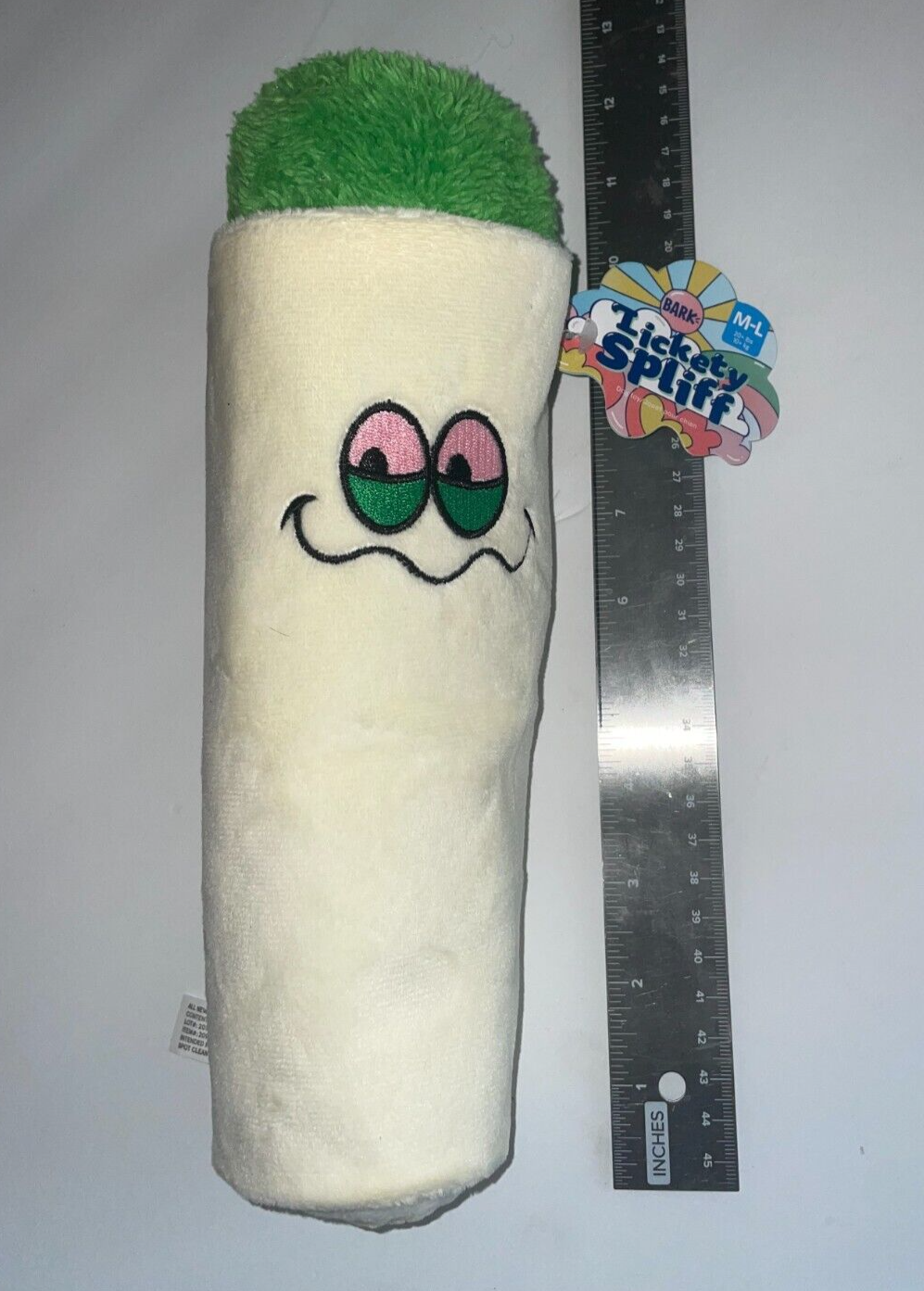 BARK BOX 420 Collection M/L Dog Toy "LICKETY SPLIFF" Joint 12" Toy ...