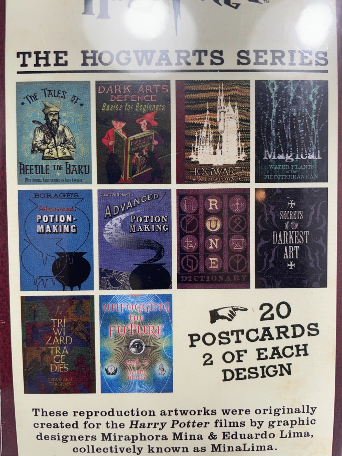 Harry Potter Postcards The Hogwarts Series Repro Artworks MinaLima From ...