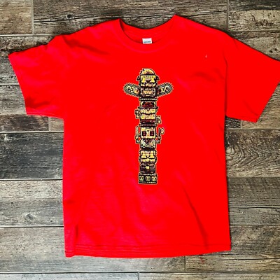 Freddy Jason Pinhead Leatherface Totem Pole Nerd Block T-Shirt Size ...