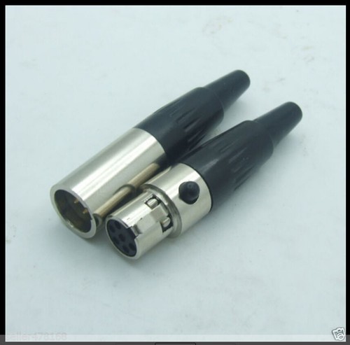 1 set Mini 6 Pin Aviation Plug XLR Male Cables Plug TA6F for Medical ...