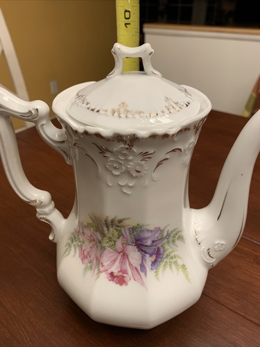 Weimar Tea/Coffee Vintage Pot Large White German 9 X 9 VG++ | eBay