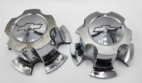 (2) Chevy Camaro Chevelle Nova Rally Wheel Center Hub Caps METAL ...