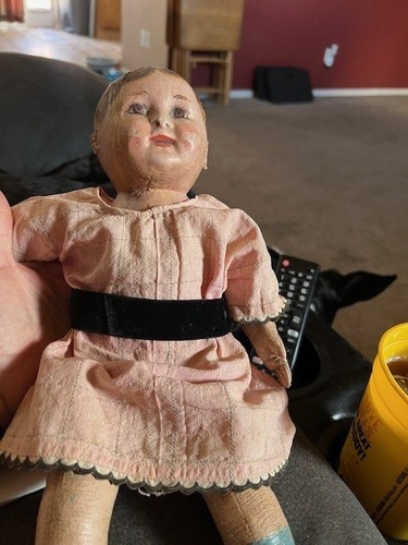 Early 1900s Alabama Indestructible Doll, long blue stockings, Ella ...