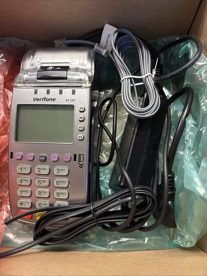 Verifone VX 520 EMV Credit Card Machine 617724225581| eBay