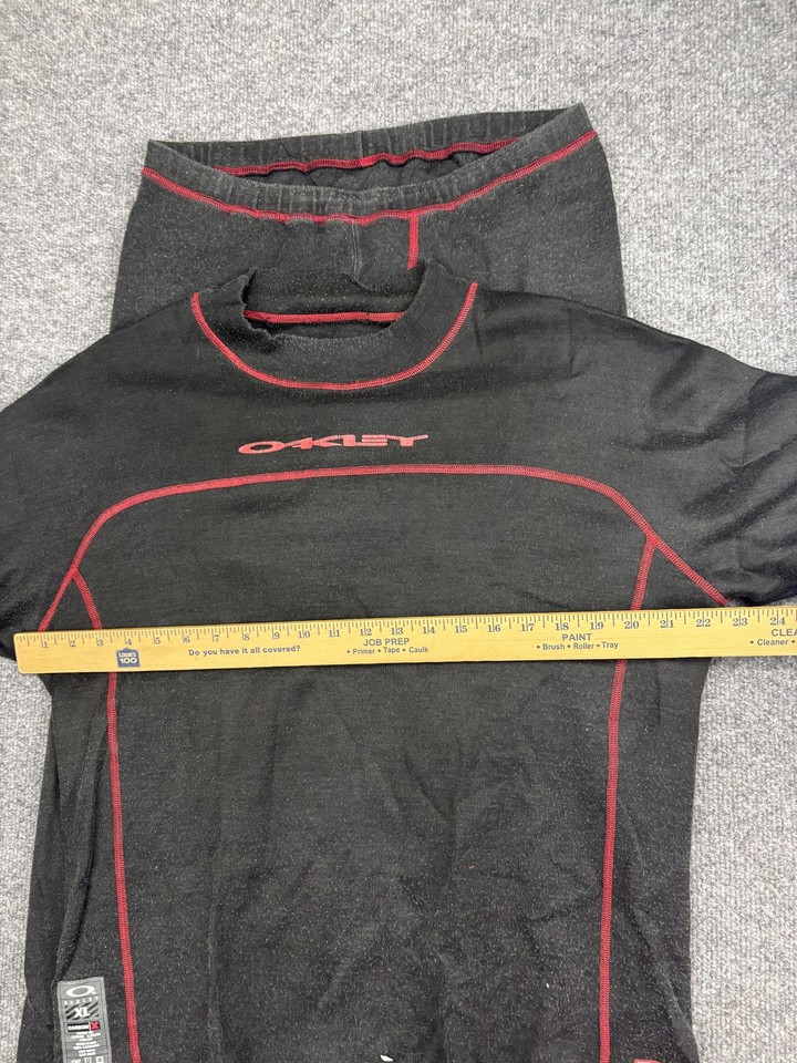 Oakley CarbonX Base Layer Set Mens XL Black Flame Resistant Pants Shirt ...