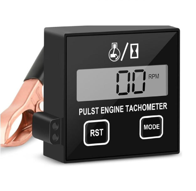 Small Engine Digital Inductive RPM Tachometer Tool Fit for Chainsaw ...