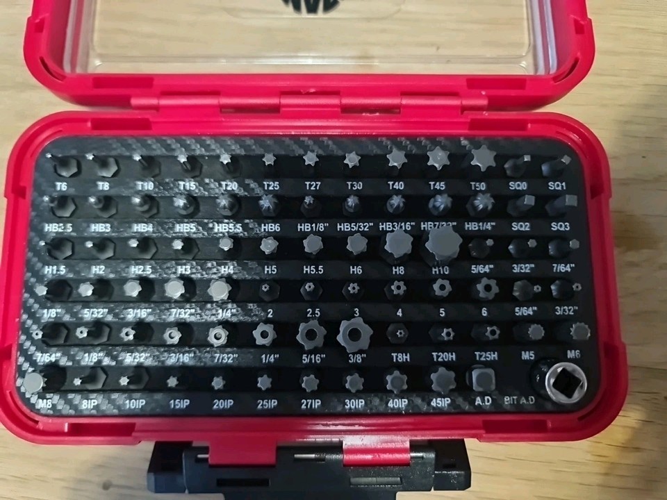 Mac tools SBDB77RBRT 77 pcs RBRT 1/4” Hex Bit Set | eBay UK