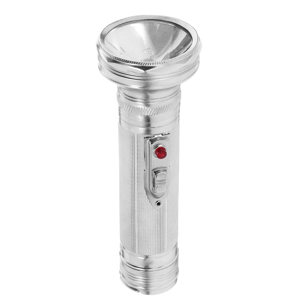 Vintage Style Aluminum Flashlight Torch Retro Home Decor Party Lighting ...