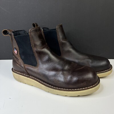Danner Bull Run Chelsea 6” Wedge Work Boots - Men’s 11 EE - Leather ...