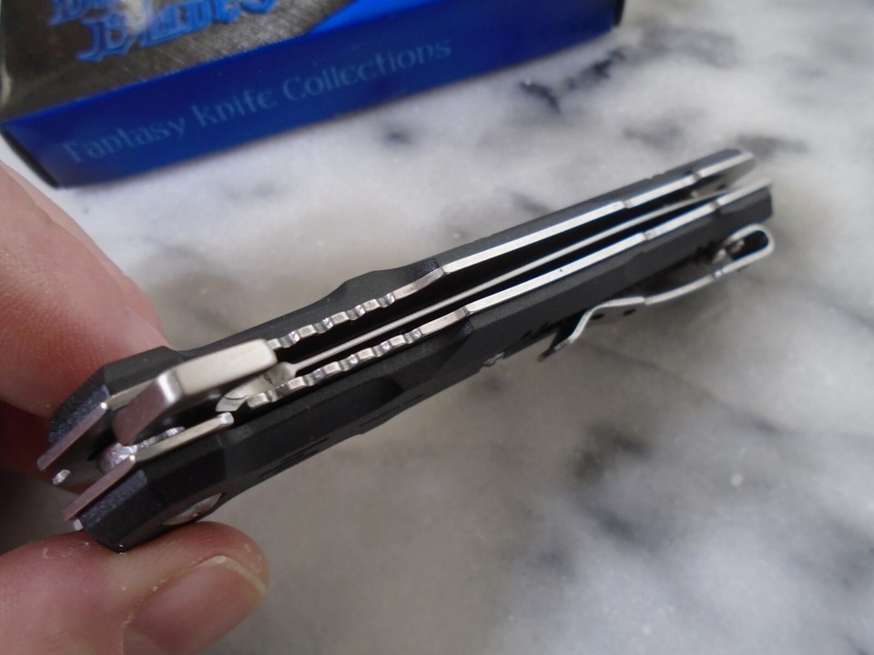 Dark Side Blades Assisted Open Stiletto Dagger Knife w Pocket Hook DS ...