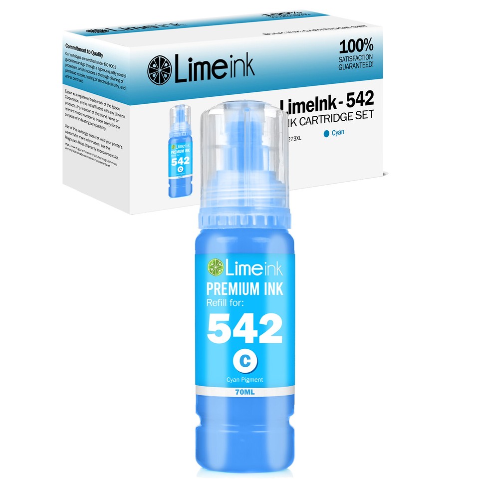 Compatible Ink for Epson 542 Ink for Epson 542 Black for Epson Ecotank ...