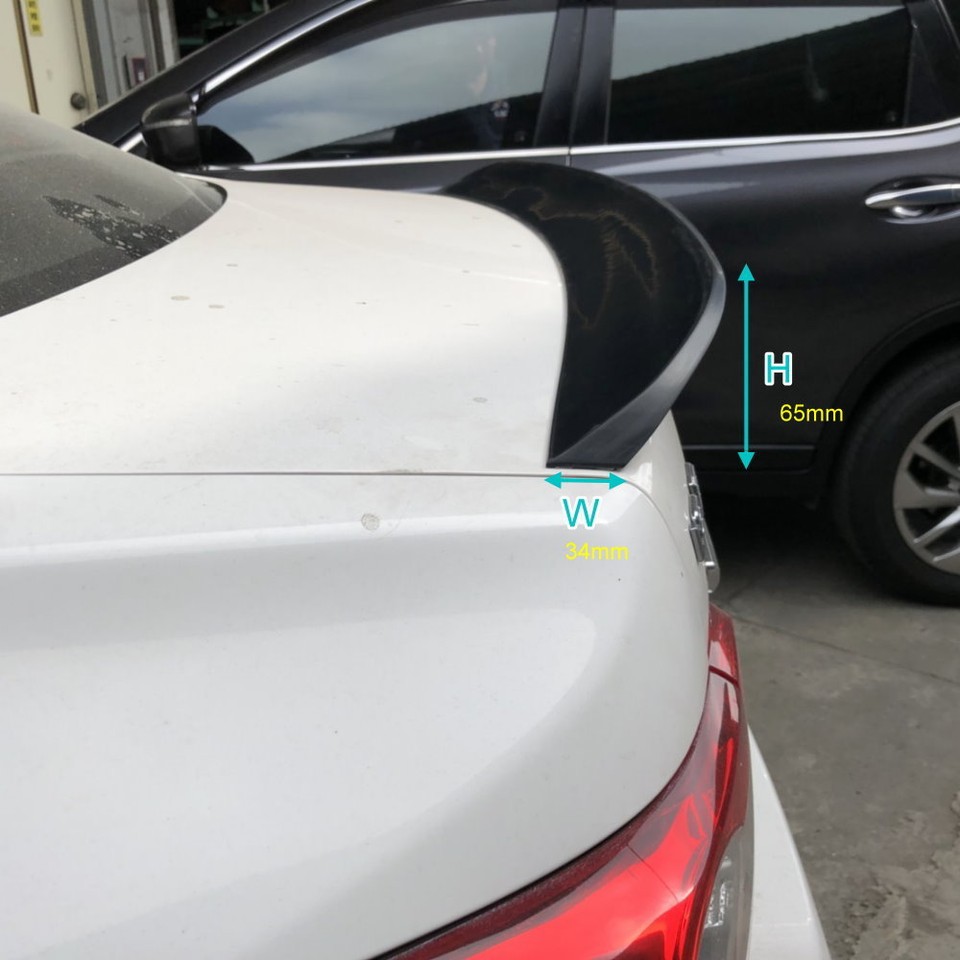 TaV 522E Rear Duckbill Trunk Spoiler Wing Fits 2010~2014 Honda Insight ...