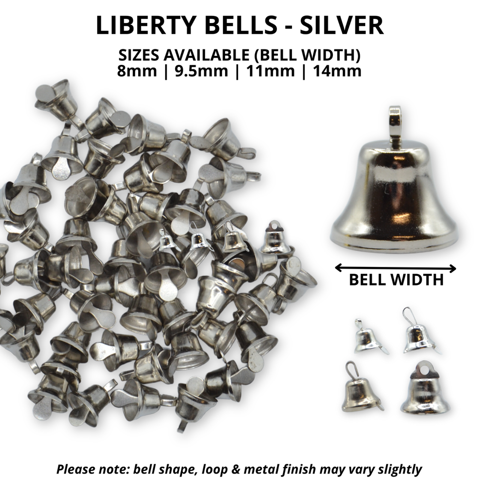 Liberty Bells - Mini Christmas Craft Bells - Festive Decorations | eBay UK