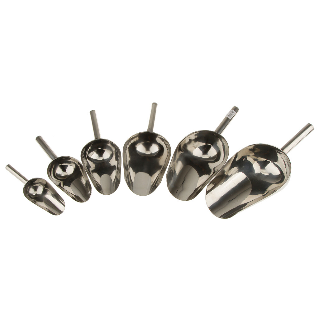 Stainless Steel Ice Scoop Shovel Sweets Buffet Flour Candy Measure Tool ...