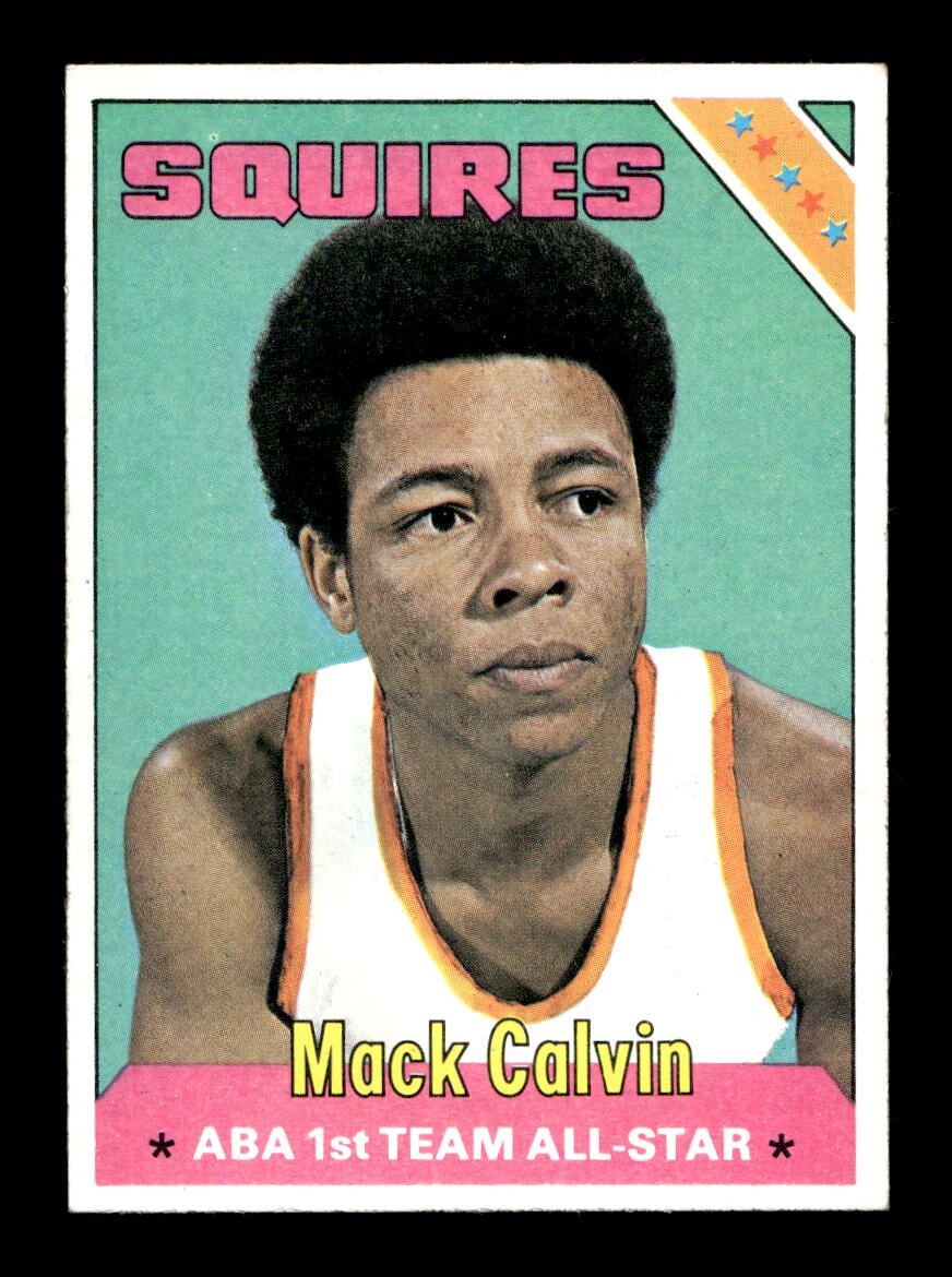 1975 76 Topps #227 Mack Calvin AS Squires EX-MT+ *a8 | eBay