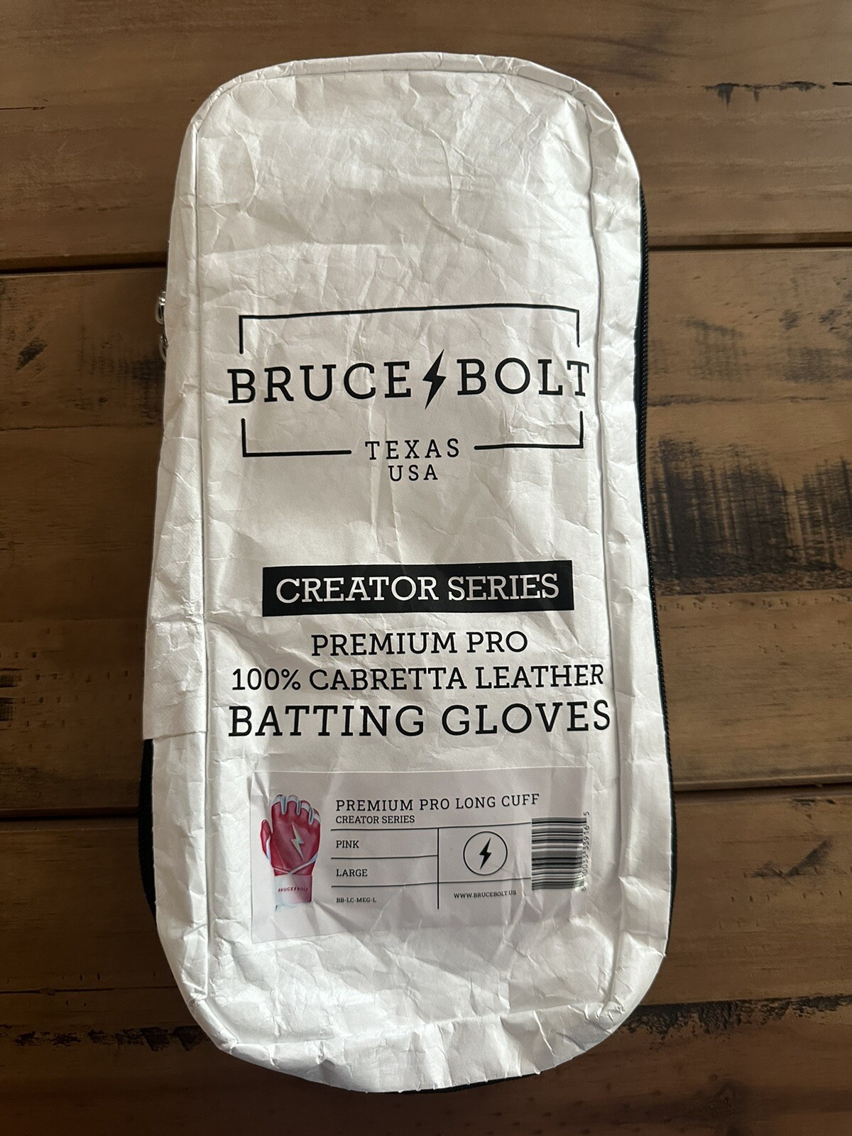 NEW Bruce Bolt Premium Pro Batting Gloves MEGREM Series Adult Large ...