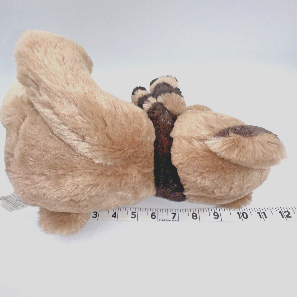 NAP Brookstone Bear Lovey 14" Plush Teddy Bear Scarf Toy Stuffed Animal ...