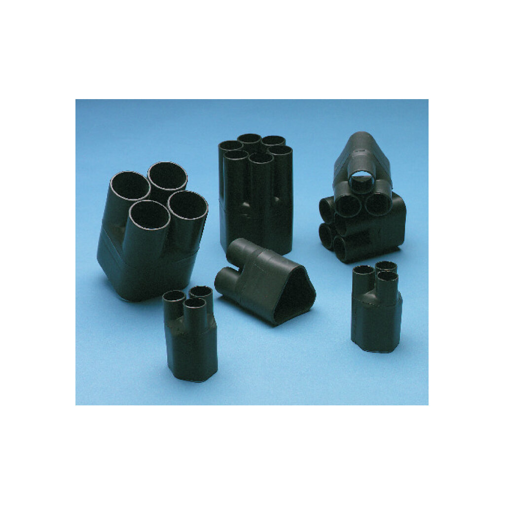 3M Heat Shrinkable Cable Breakout Boot HDBB-505-1-250: black, 5 ...