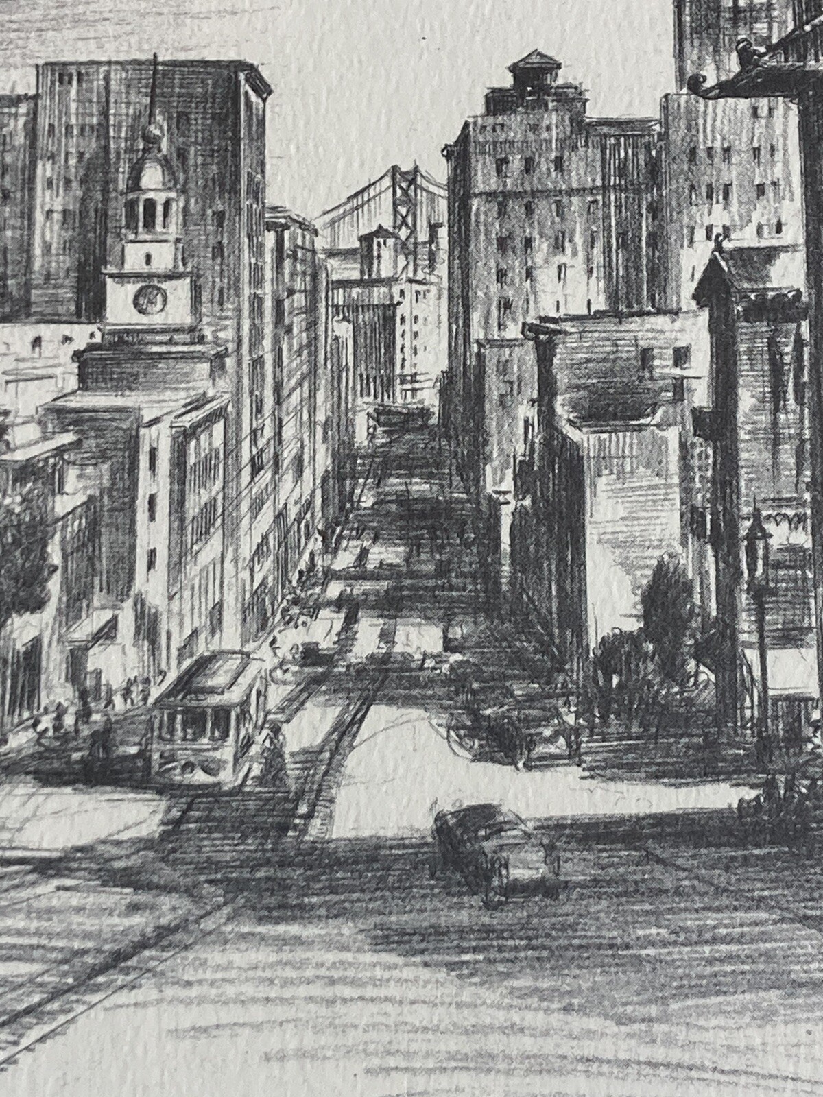 c.1940’s Artist Alexander Alec Stern Etching Signed San Francisco ...