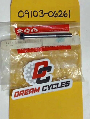 Suzuki OEM NOS Genuine NEW Original P/N 09103-06261 Bolt 6x60 DR VZR DL ...