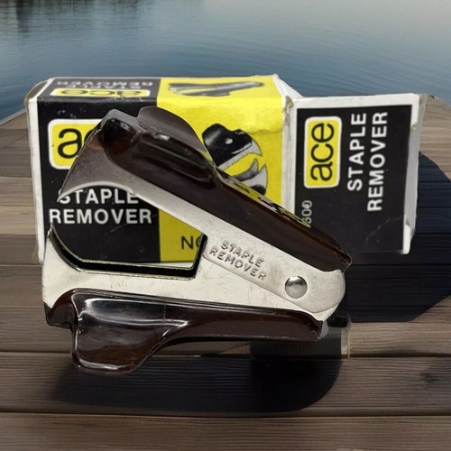 Vintage ACE Staple Remover No. 600 New In original box | eBay