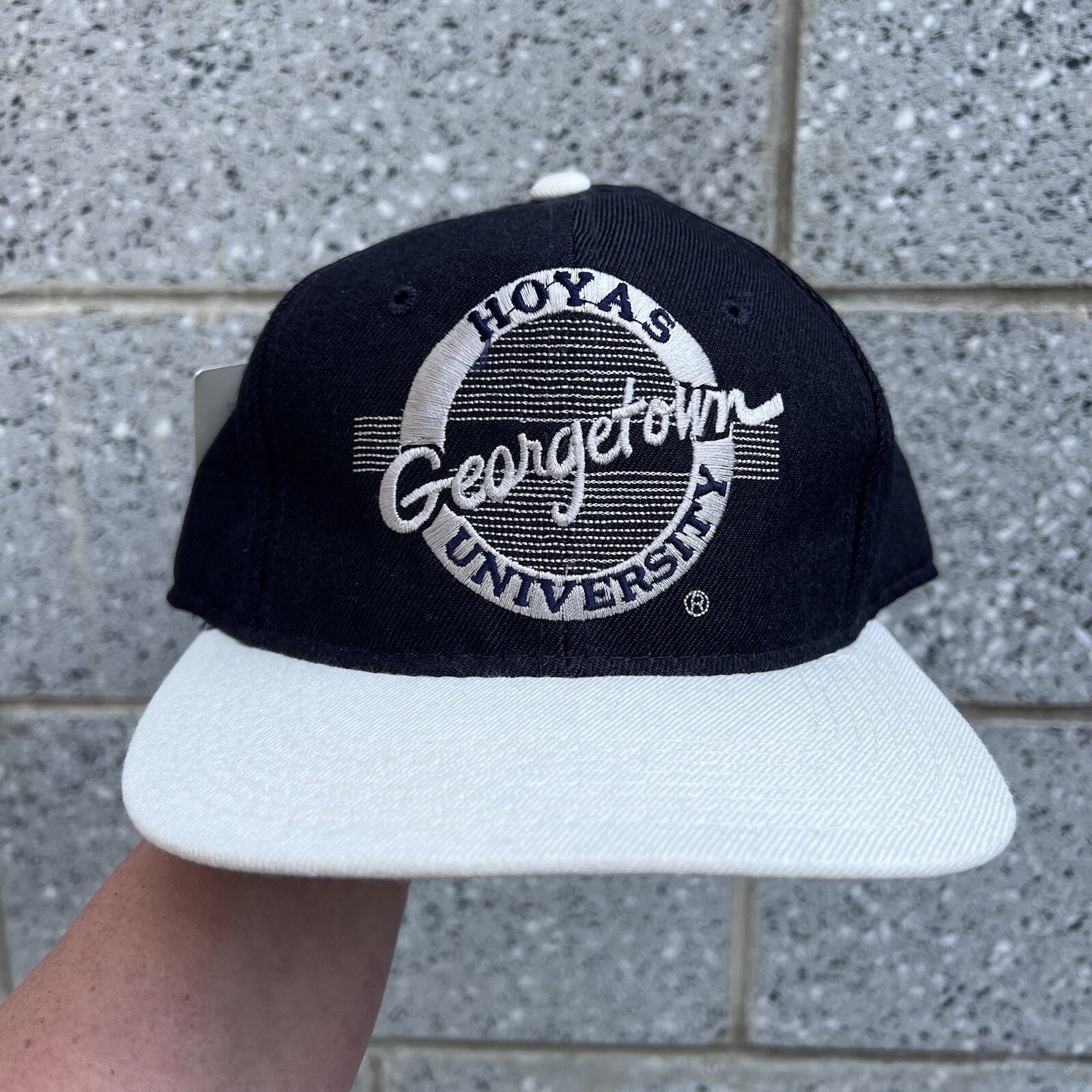 georgetown the game fitted hat | eBay