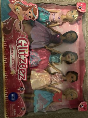 BRAND NEW Glitzeez Fantasy Collection princess 5 dolls | eBay UK