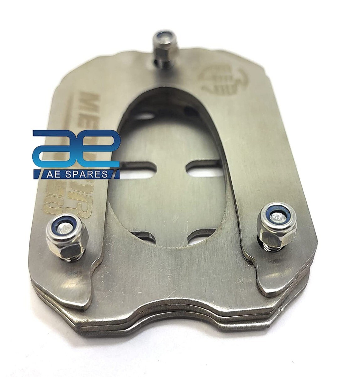 Side Stand Extender Brushed Stainless Steel For Royal Enfield Meteor ...