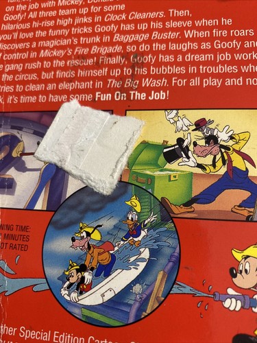 Walt Disney Cartoon Classics Special Edition - Fun on the Job (VHS ...
