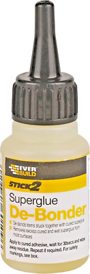 Everbuild DeBonder Super Glue Remover Cleaner MultiPurpose Fast Action ...