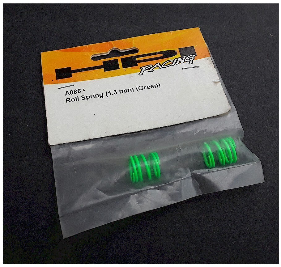 Vintage RC Car HPI A086 Green Roll Spring (1.3mm)For HPI Road Star 10 ...
