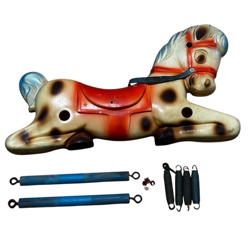 Vintage Wonder Horse Spring Bouncy Ride On Toy Blue Horse & Parts Only ...