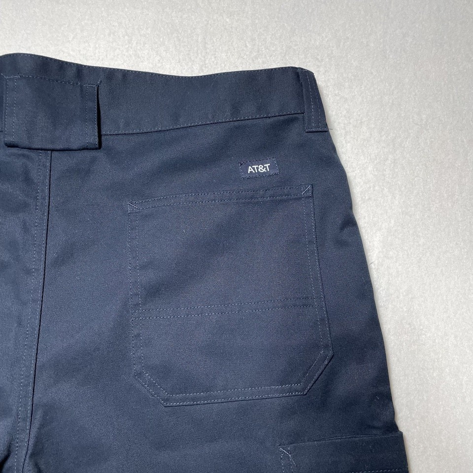 SET OF 3 AT&T Logo Doc & Amelia by Cintas Mens Size 36RG Blue Work ...