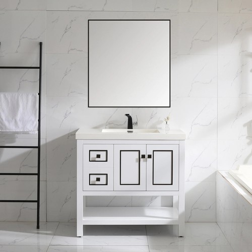 Davis 36" Single Bathroom Vanity Set | eBay