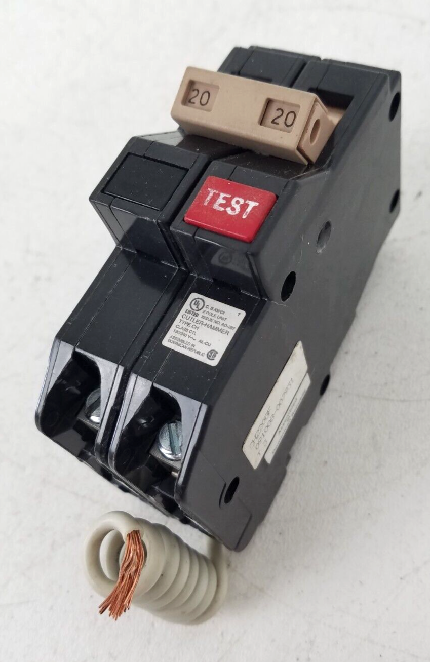 CH220GF Cutler Hammer 20 Amp Circuit Breaker *NEXT DAY OPTION* | eBay