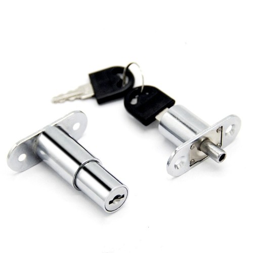 2pcs 32mm Drawer Desk Wardrobe Cabinet Push Plunger Lock | eBay