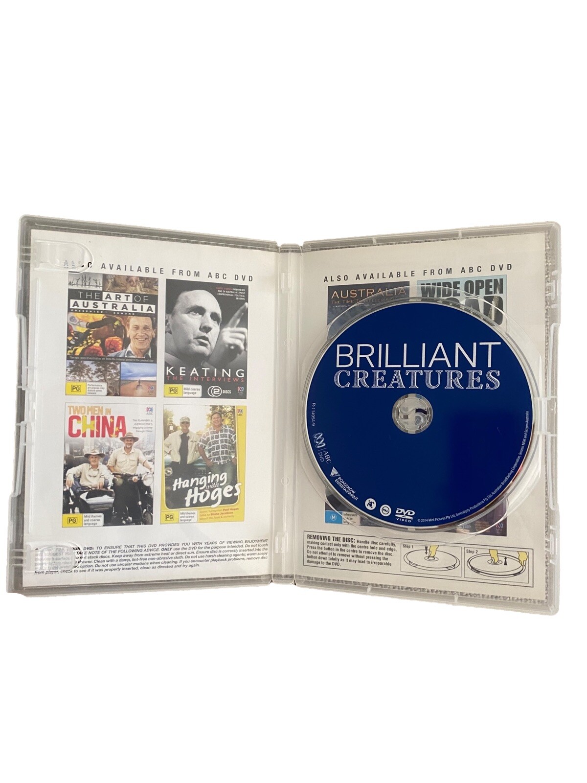 Brilliant Creatures (DVD 2014) ABC Germaine Greer Clive James RARE FREE ...