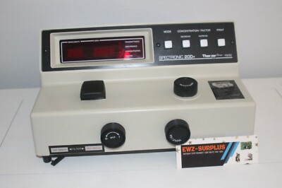 Thermo Scientific Spectronic 20D+ Digital Spectrophotometer 333183 | eBay