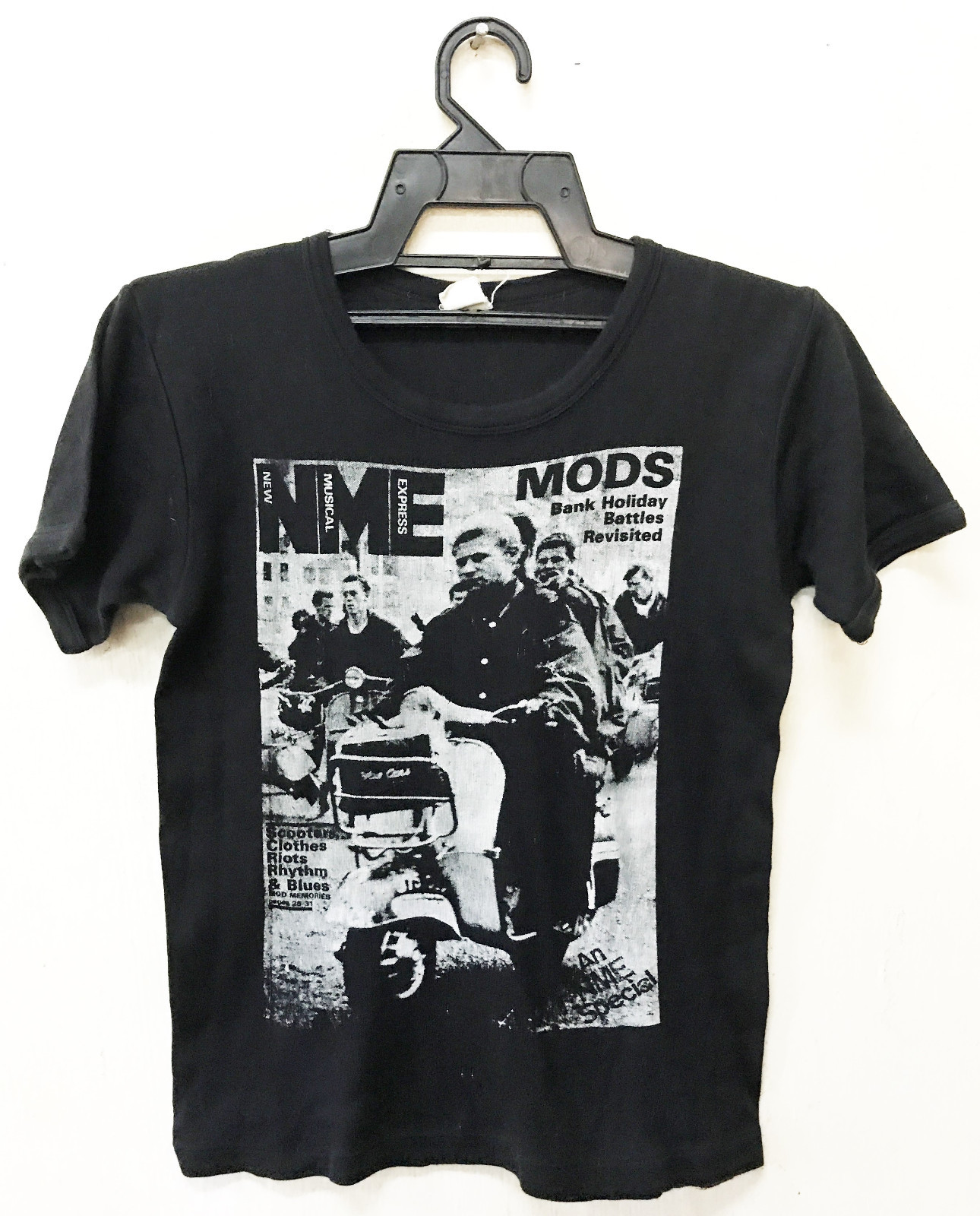 VINTAGE 70's NME NEW MUSICAL EXPRESS MODS COVER T-SHI… - Gem